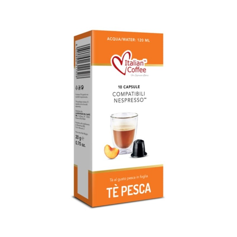 The, Herbal Teas and Infusions in capsules compatible with Nespresso